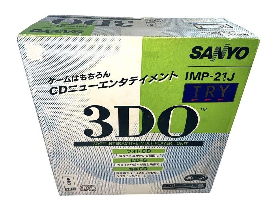 SANYO 3DO Console & Controller IMP-21J Boxed Tested Free Shipping 1859 ...