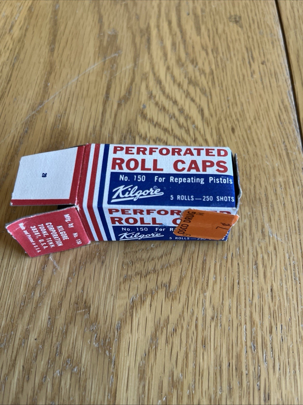 KILGORE PERFORATED ROLL CAP BOX & 3 Rolls | eBay