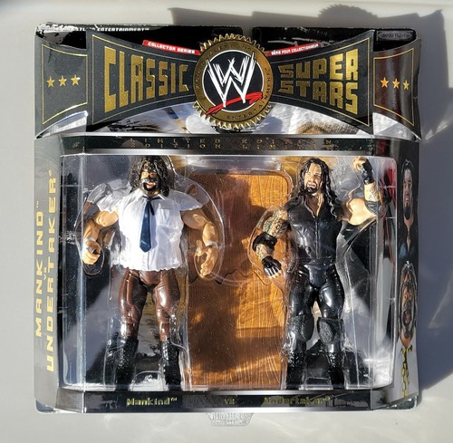 wwe wwf ljn classic superstars mankind vs undertaker wrestling figures ...