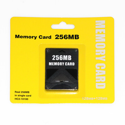 256MB Megabyte Memory Card Data For Sony PlayStation 2 PS2 Slim Game ...