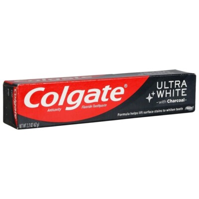 ( 1 ) Colgate Ultra White with Charcoal Toothpaste 2.2 OZ. | eBay