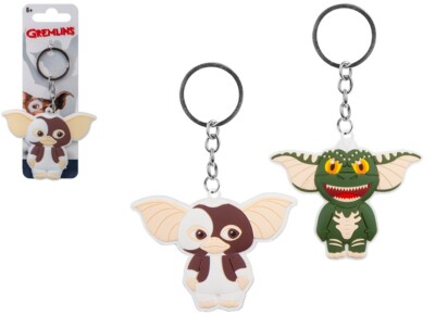 GREMLINS KEYCHAIN Choose either Gizmo or Stripe Movie Film Merchandise ...
