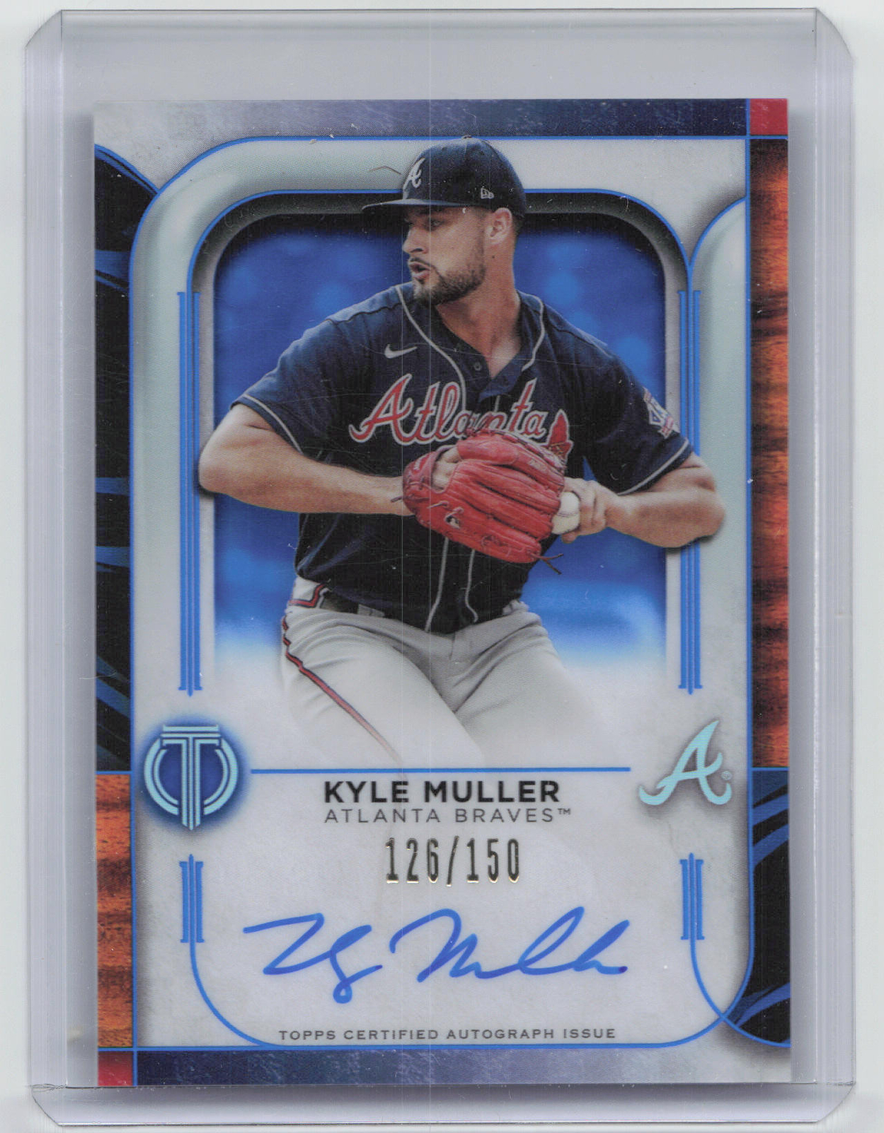 2022 Topps Tribute - Tribute Autographs Blue #TA-KM Kyle Muller /150 ...