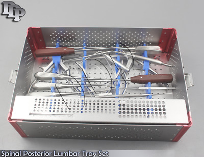 38 Pieces Surgical Orthopedic Spinal Posterior Lumbar Tray Set | eBay