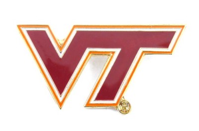 VIRGINIA TECH - TEAM LOGO - LAPEL/HAT PIN - BRAND NEW - CCP-PN-001-56 ...