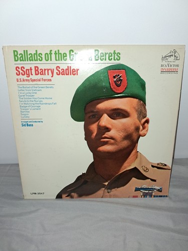 SSGT. Barry Sadler-"Ballads Of The Green Berets"-RCA Victor-LPM 3547 ...