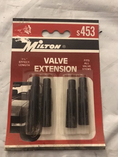 Milton S453 Pack of 4 Valve Extensions 1-1/2" Effect Length Fits All ...