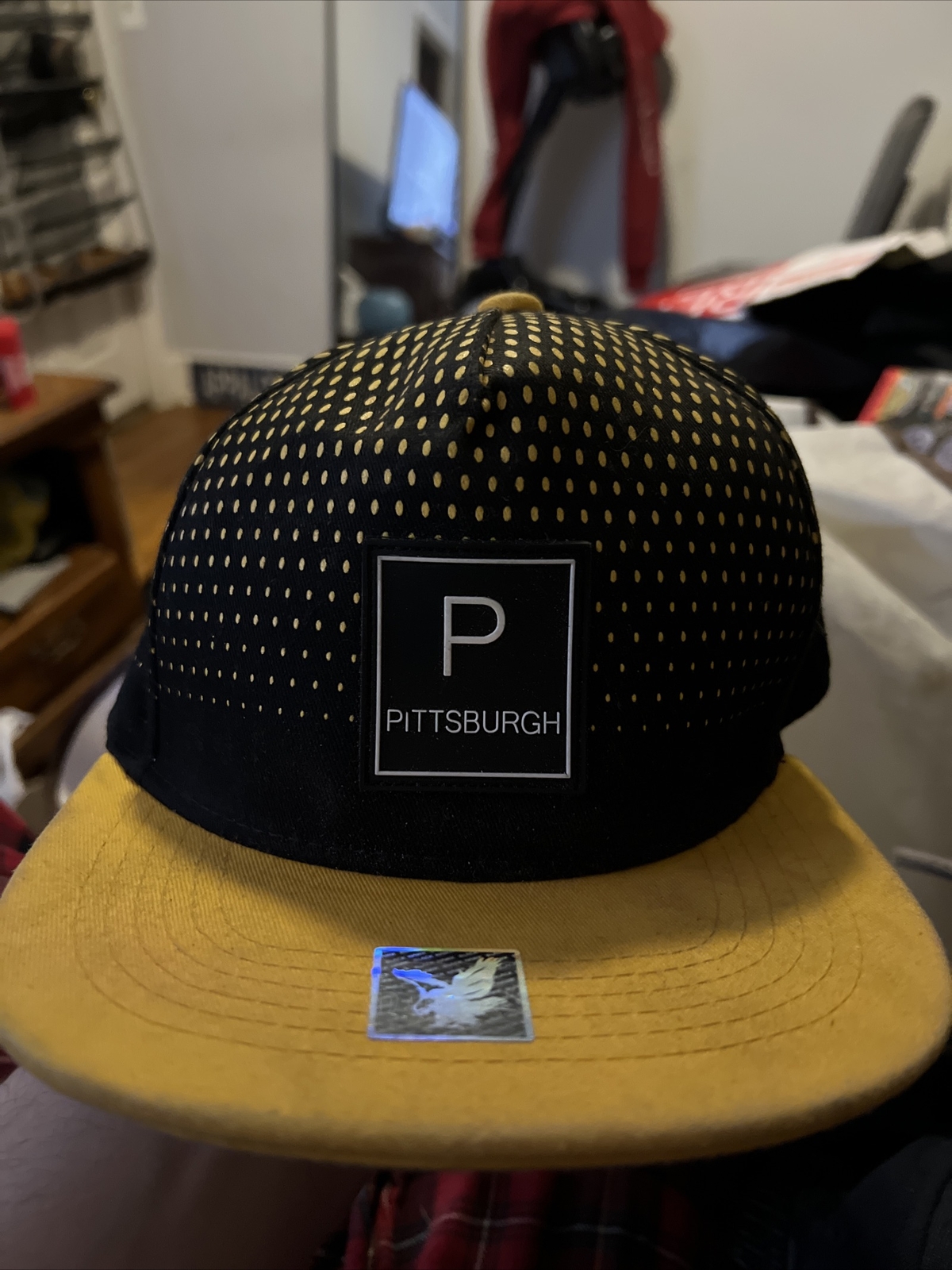 Pittsburgh Hat by ACE CAP INC Black & Yellow Snapback Adjustable One ...