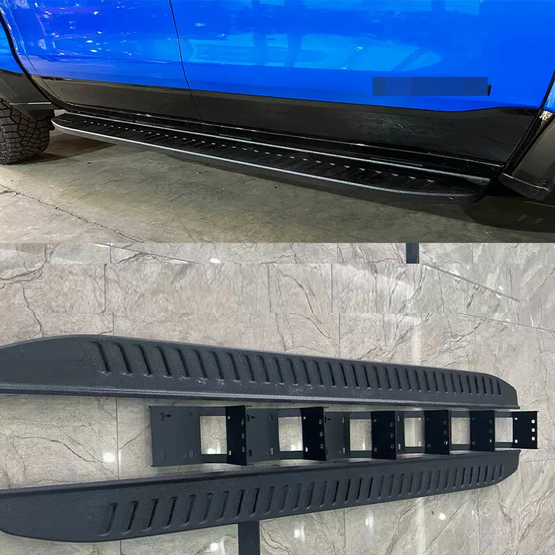 2 PCS Running Boards Fits for D Ram 2019-2024 1500 TRX Black Nerf Bar ...