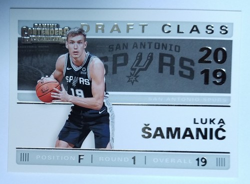 LUKA SAMANIC 19 PANINI CONTENDERS BASKETBALL DRAFT CLASS ROOKIE RC 2019 ...
