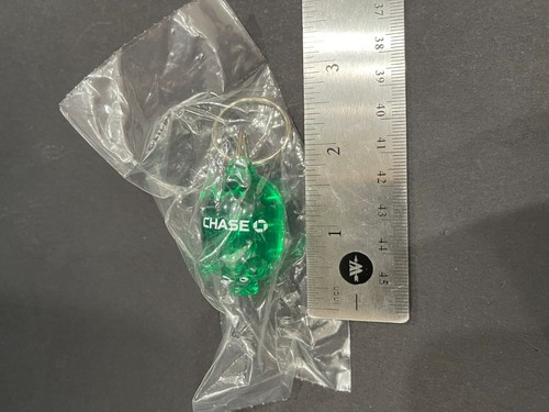 NEW / UNUSED Chase Bank - Acrylic Pig Keychain Key Chain Ring - GREEN ...