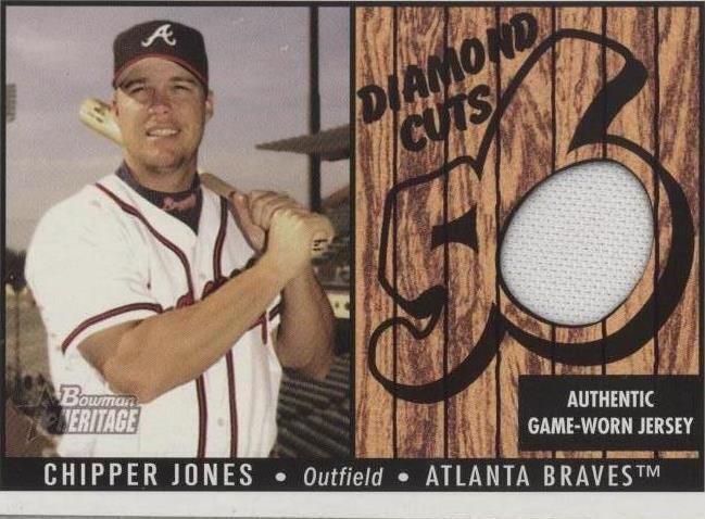 2003 Bowman Heritage - Diamond Cuts Chipper Jones #DC-CJ2 (MEM) for ...