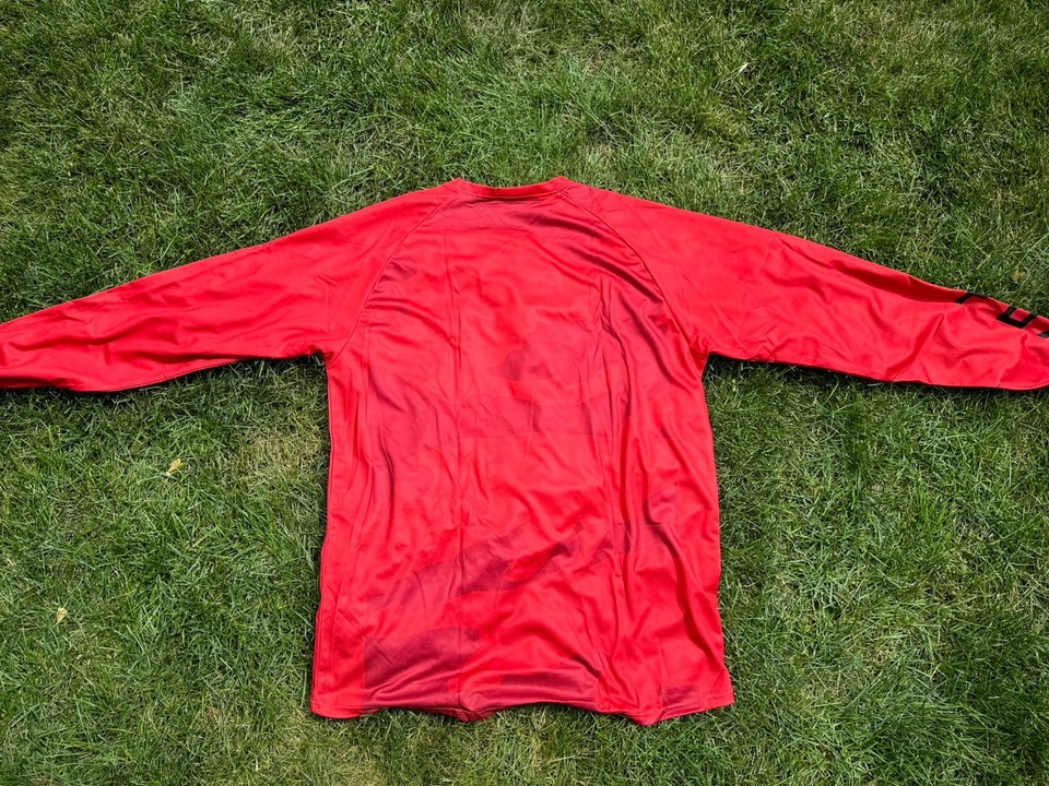 Fox Racing Red Long Sleeve MTB Jersey | eBay