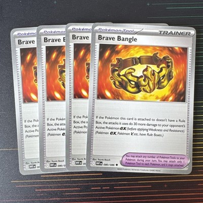 Brave Bangle 080/086 Sv: White Flare Regular Playset X4 Cards | eBay UK