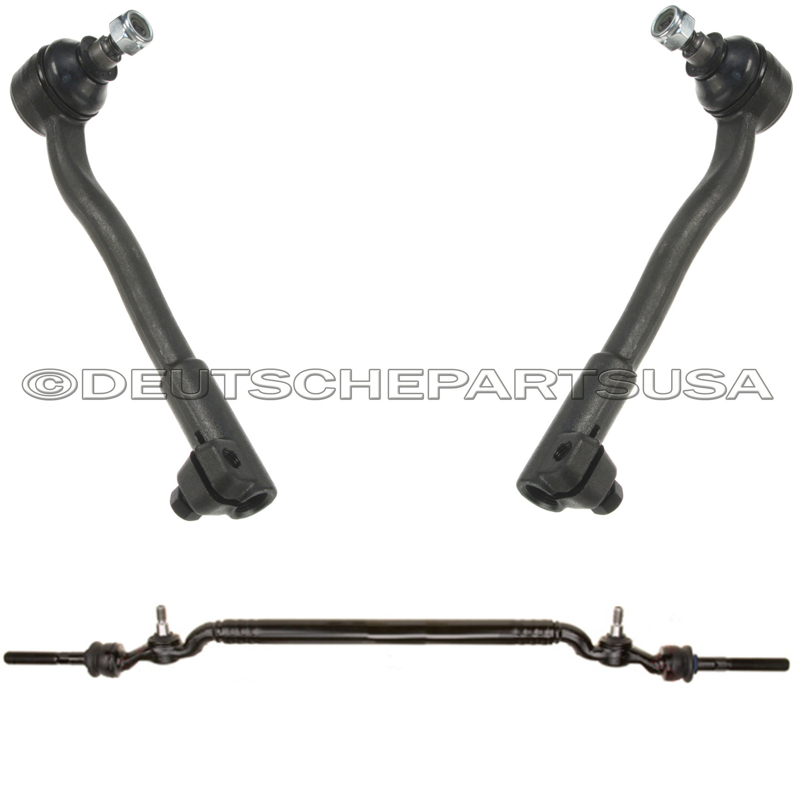 BMW E38 CENTER DRAG LINK TIE ROD RODS END ASSEMBLY L R INNER OUTER RHD ...
