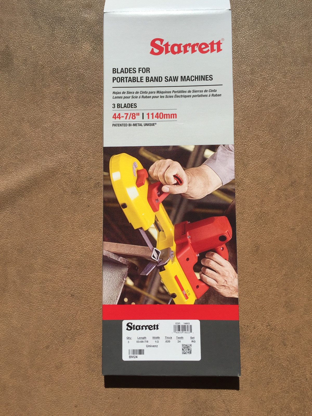 1 Cobalt Portable Bandsaw Blade 24 TPI Portaband Porta Band Saw 44-7/8 ...