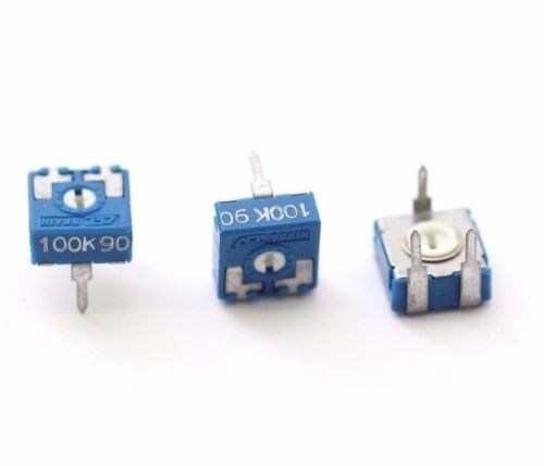 ACP TRIMMERS 100K OHM 10MM LINEAR VERTICAL PT10V NOS 1PC ...