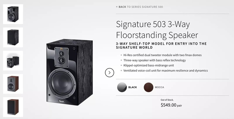 MAGNAT SPK 503 COPPIA 170 WATT AMAZING SOUND FULLY TESTED OB BRAND NEW ...