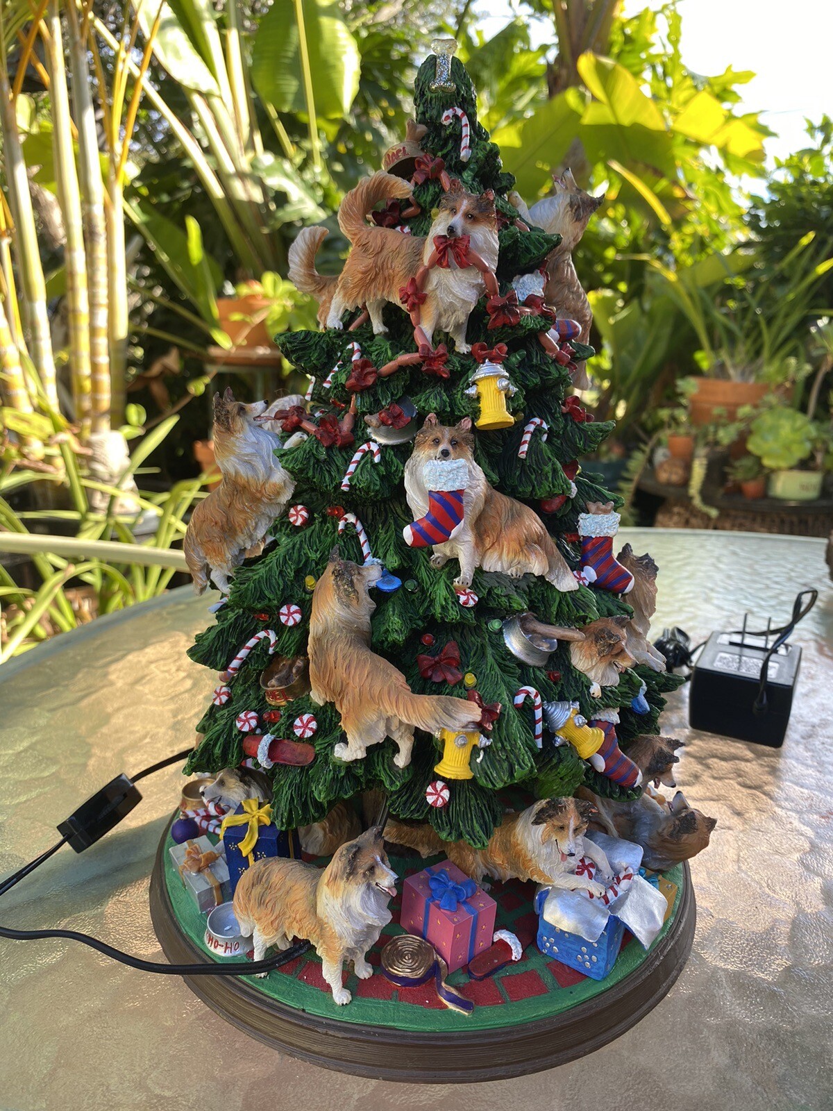 Danbury Mint Sheltie Christmas Tree Shetland Sheepdog Please Read | eBay