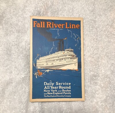 Fall River Line Steamer Ship Vintage Postcard | eBay
