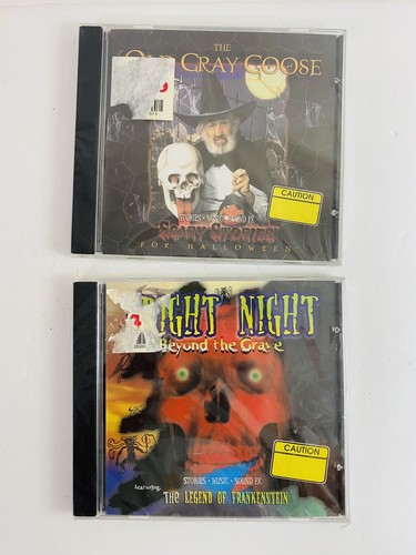 Halloween CDs Stories Music Sound FX Fright Night Old Gray Goose New ...
