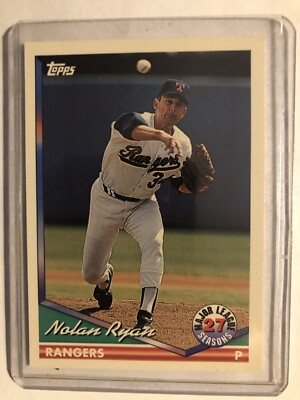 1994 Topps- Nolan Ryan (#34) Rangers N.M. | eBay
