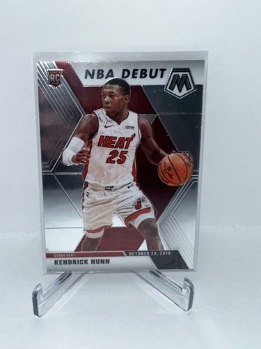 Kendrick Nunn 2019-20 Panini Mosaic Base Rookie Card #268 Nba Debut RC ...
