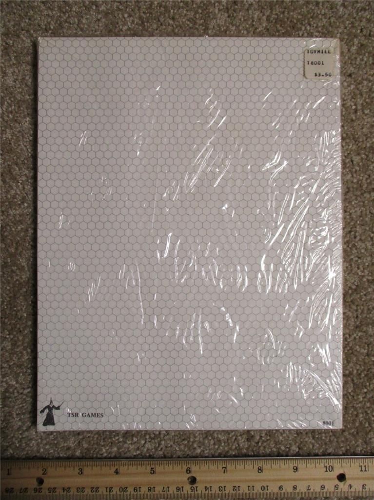 TSR Hex Paper Pad 1st Print 1979 200 sheets SHRINK | eBay