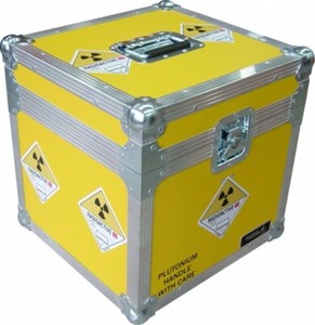 Back To The Future Nike Mags Case Radioactive Plutonium Prop Box Movie ...