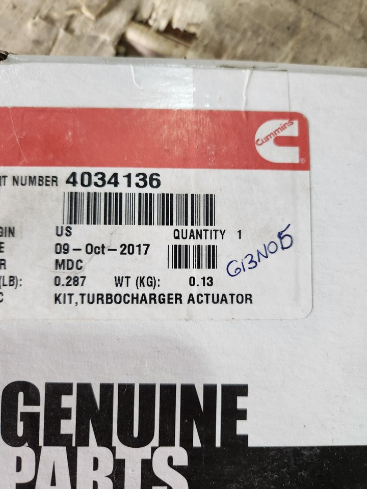 Cummins 4034136 Turbocharger Actuator Kit / 5550398 | eBay