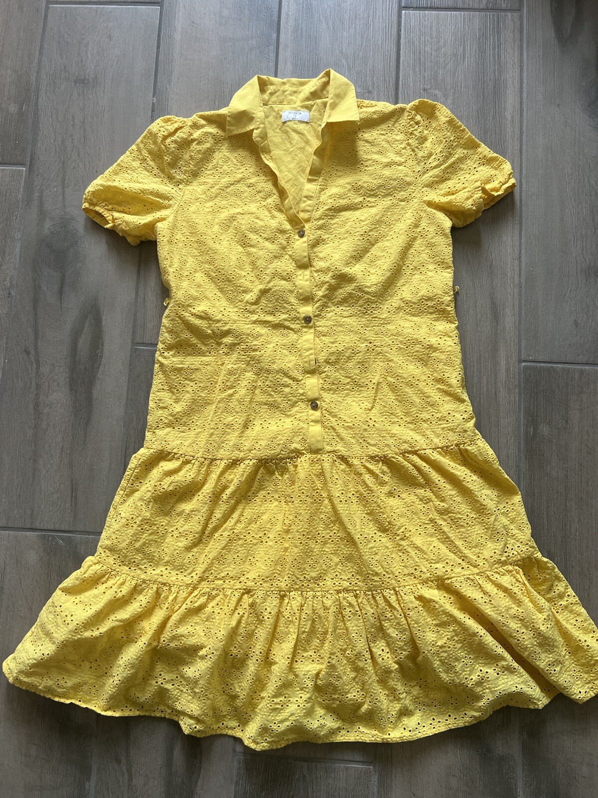 Untuckit For Her Yellow Eyelet 100% Cotton Yellow Col… - Gem