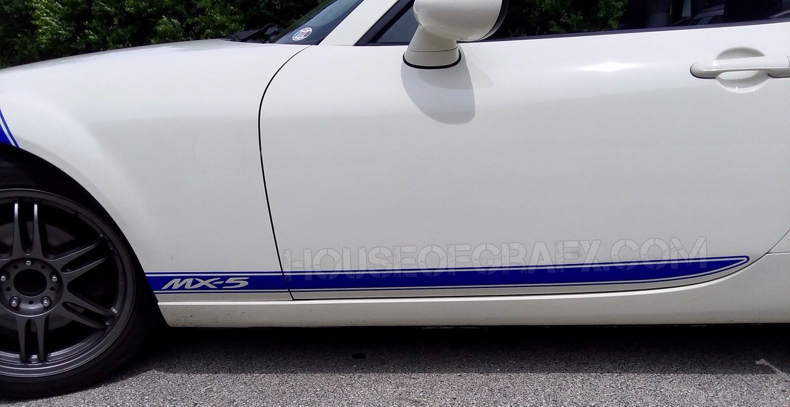 Door Stripe Stripes fit Mazda Miata MX-5 NC ND Decal Decals Graphic ...
