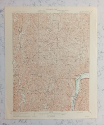 Reproductions - 1908 Topo Map