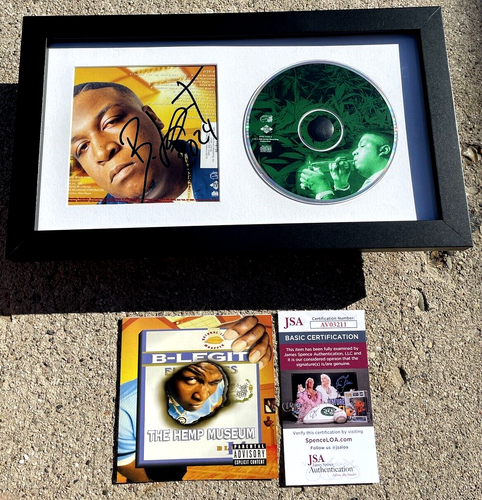 B LEGIT The Hemp Museum SIGNED + FRAMED CD JSA COA Hip Hop Autograph | eBay