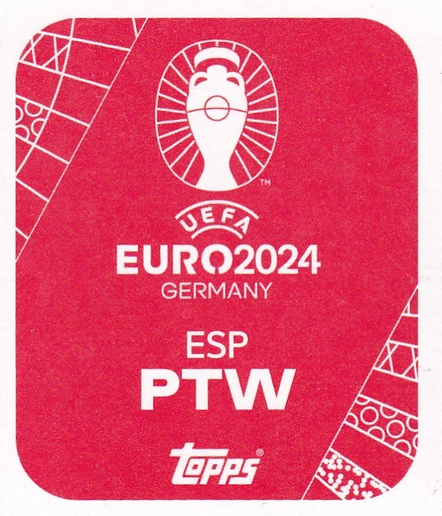 Topps UEFA Euro 2024 Sticker Swiss ESP PTW Lamine Yamal Rookie Topps ...