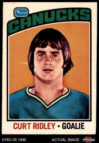 1976 O-Pee-Chee NHL #197 Curt Ridley Canucks 3 - VG | eBay