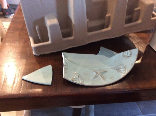 Cape Cod 16 PC Dinnerware Service Set Stoneware Beach Blue Cottage ...