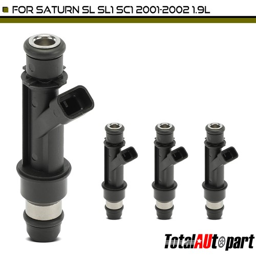 4Pcs New Fuel Injector w/ O-ring for Saturn SL SL1 SC1 01-02 1.9L From ...