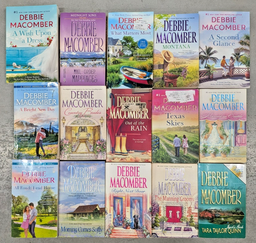 Lot of 15 Debbie Macomber Paperback Books Romance Novels Fiction Free ...