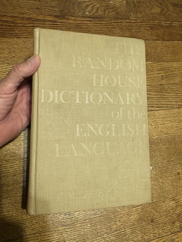 Random House Dictionary of the English Language College Edition 1968 ...