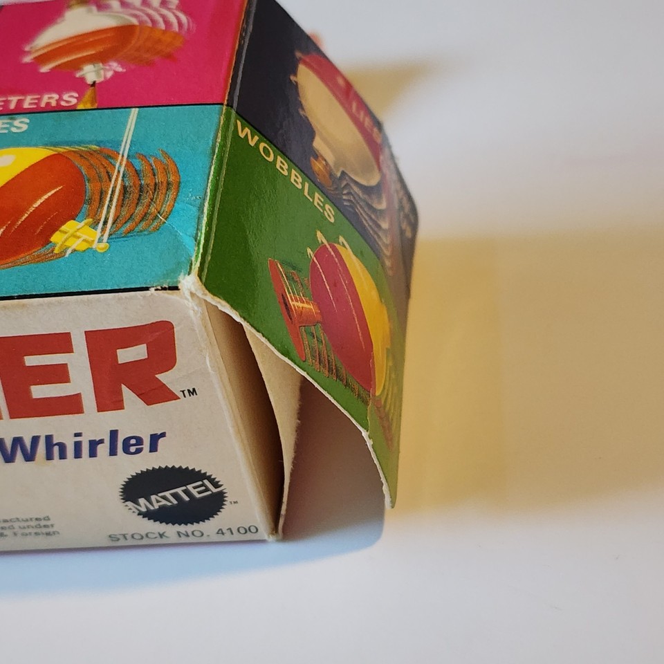 Whizzer 1969 Vintage Spinning Top With Original Box & Manual- Mattel ...