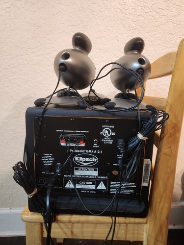 Klipsch Promedia GMX A-2.1 Speaker System(DAMAGED) | eBay