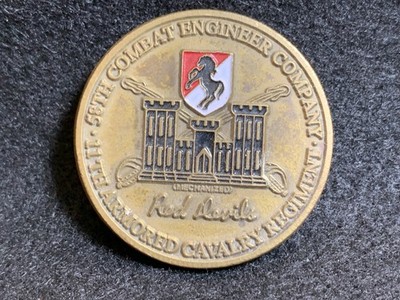 US Army 58th Combat Engineer Company Challenge Coin - 11th Armored ...