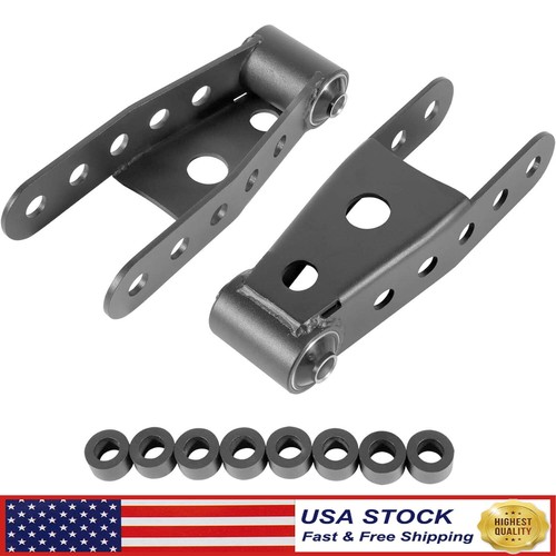 For Chevy C2500 S10 Silverado Sierra 1500 Rear 2"-3" Drop Shackles ...