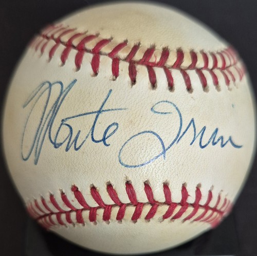 Monte Irvin Signed American League Baseball Autograph Hall Of Fame Died ...