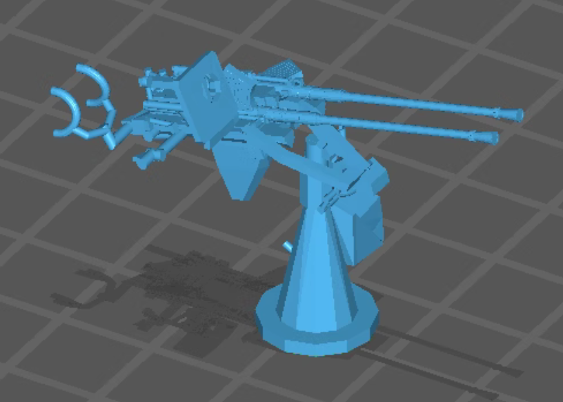 1/72 1/144 1/48 1/35 U-boat command tower dual machine gun model---WG ...