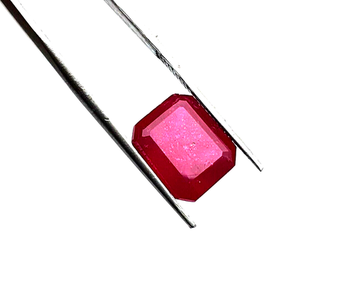 Natural Ruby Octagon Faceted Loose Gemstone 10*12 MM 7.50 CT | eBay