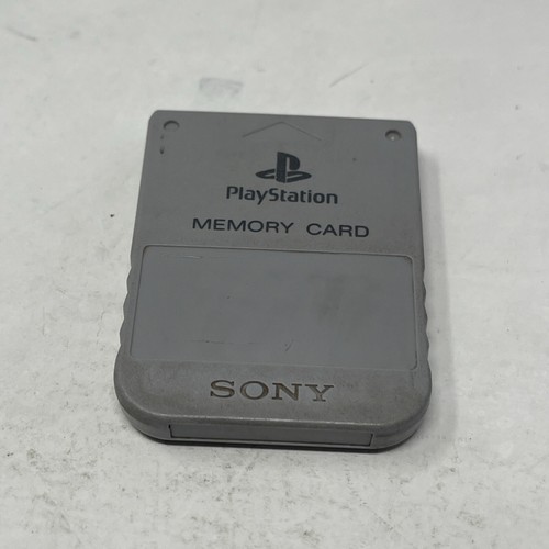 Sony PlayStation 1 PS1 SCPH-1020 Memory Card Grey OEM Free Shipping | eBay