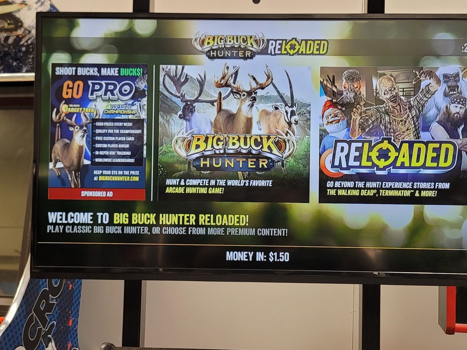 Big Buck Hunter HD Reloaded 2023 Raw Thrills Arcade Game Computer Dell ...