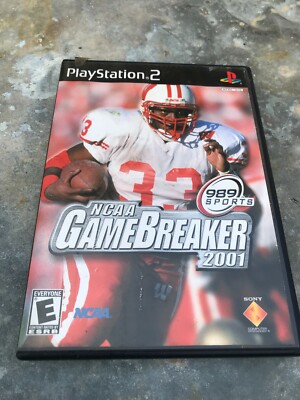 "NCAA Game Breaker 2001" PS2 game (w/ manual), Sony Playstation 2 ...
